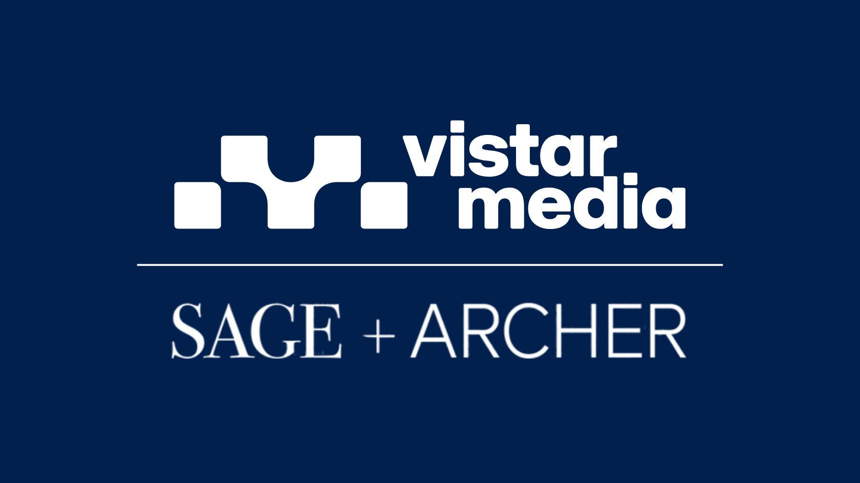 Vistar Media and Sage + Archer Announce DOOH Partnership